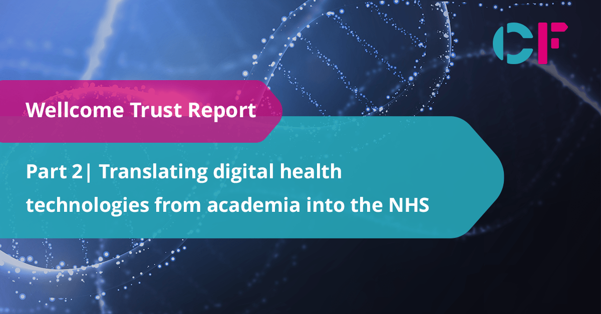 Sustainably translating digital health technologies into the NHS - CF